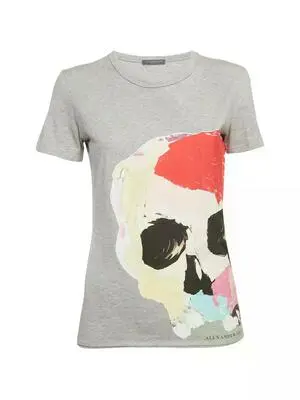 Alexander McQueen Graphic Print T-shirt - Grey