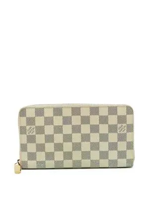 LOUIS VUITTON Damier Azur Zippy Organizer Wallet - Neutrals