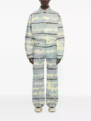 Off-White Tie-dye Effect Relaxed Fit Jeans