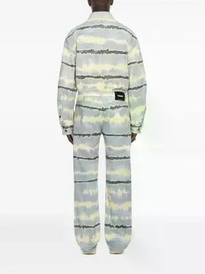 Off-White Tie-dye Effect Relaxed Fit Jeans