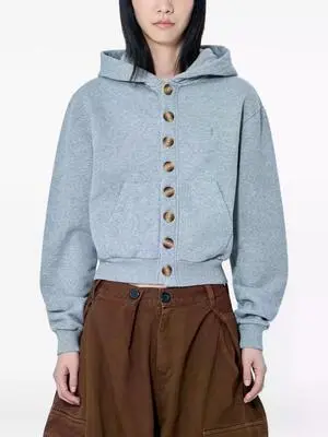 ABRA Button-front Hoodie