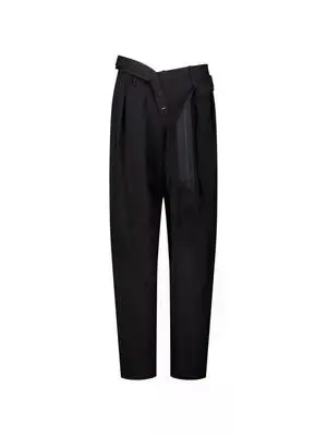 Ottolinger Asymmetric Waist Zip-up Trousers