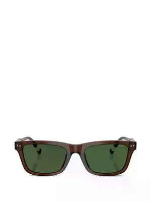 POLO RALPH LAUREN EYEWEAR Square Frame Sunglasses - Brown