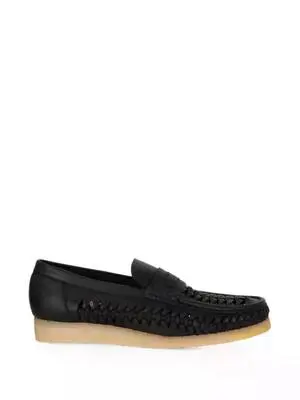 Todd Snyder X Clarks Woven Leather Loafers