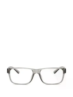 POLO RALPH LAUREN EYEWEAR Rectangle-frame Glasses - Grey