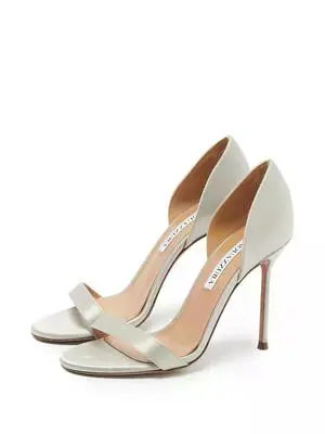 AQUAZZURA Uptown Satin Stiletto Sandals