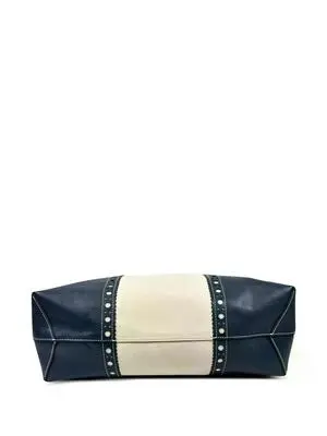 Tory Burch Leather Brogue Tote Bag