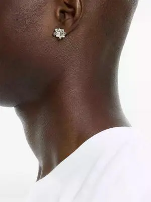 Off-White Bling Strass-set Earring - Silver