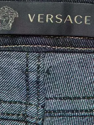 Versace Studded Slim-fit Jeans