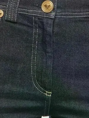 Versace Studded Slim-fit Jeans