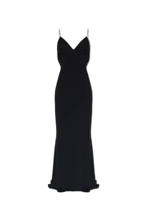 TOM FORD Long Dress With Open Back - Black