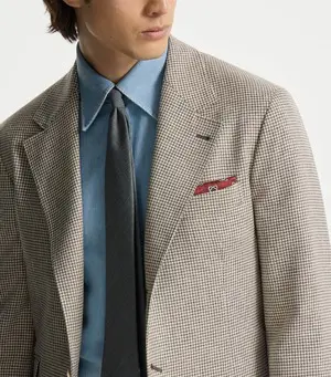 Brunello Cucinelli Silk Geometric Square Scarf