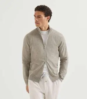 Brunello Cucinelli Cashmere Zip-up Cardigan