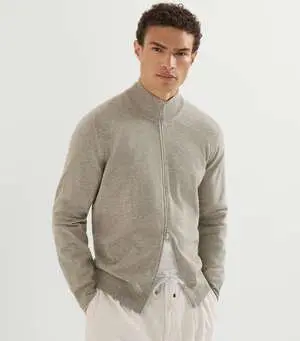Brunello Cucinelli Cashmere Zip-up Cardigan