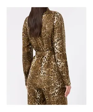 Max Mara Printed Silk Twill Shirt