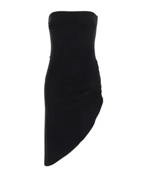 Norma Kamali Strapless Dress With Slit