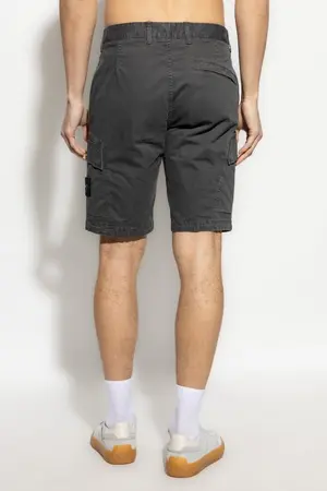 Stone Island Compass Patch Cargo Shorts