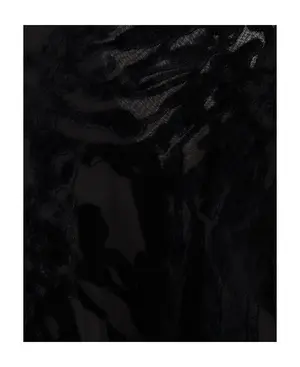 Red Valentino Floral-print Velvet Dress
