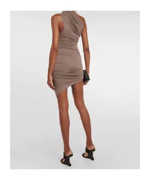 ENTIRE STUDIOS One-shoulder Jersey Minidress