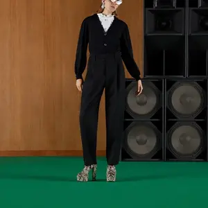 Gucci Wool Trousers With Self-tie Belt