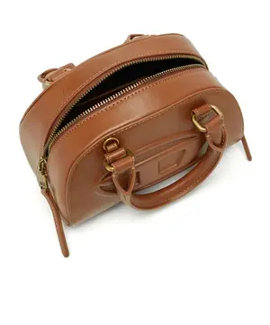 DIESEL® 1dr Dome Embossed Oval Logo Crossbody Bag