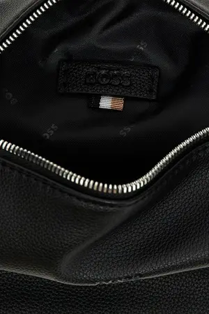 Hugo Boss Logo Debossed Zipped Washbag