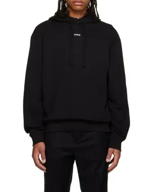 Hugo Boss Logo-printed Drawstring Hoodie