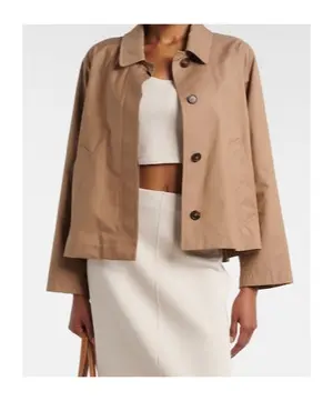 Max Mara Dire Cotton-blend Jersey Crop Top
