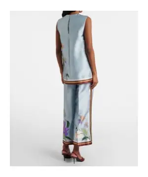 ALEMAIS Alfie Floral Satin Culottes
