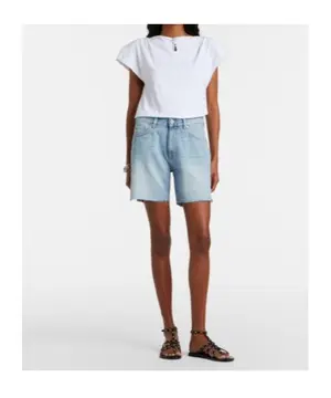 Ag Faded Denim Shorts