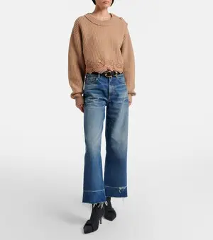 Chloé Ribbed-knit Sock Boots