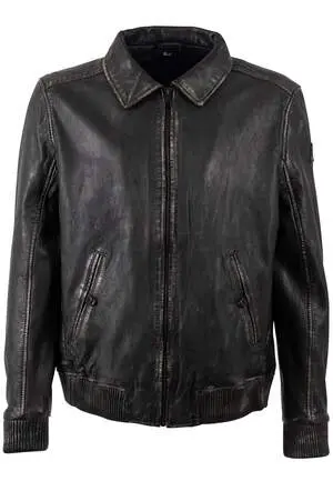 Mauritius Jason Uf, Leather Jacket - Black