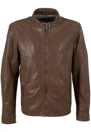 Mauritius Lewon Uf Leather Jacket - Brown