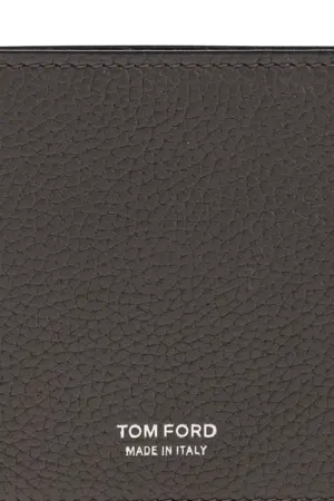 TOM FORD Leather Wallet With Money Clip