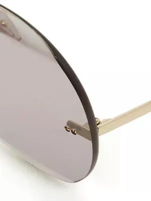 Marni Rimless Round Sunglasses