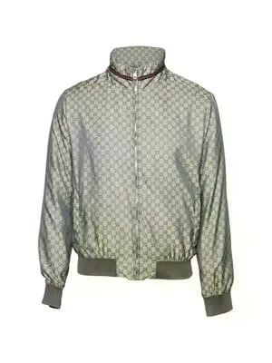Gucci Gg Monogram Bomber Jacket