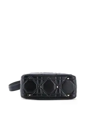 Dior Lady 95.22 Cannage Embossed Leather Small Crossbody Bag - Black