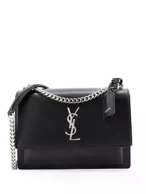Saint Laurent Sunset Medium Crossbody Bag - Black