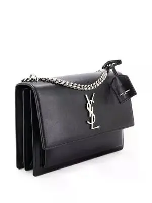 Saint Laurent Sunset Medium Crossbody Bag - Black