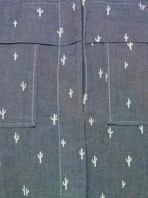 Kenzo Cactus Print Chambray Shirt