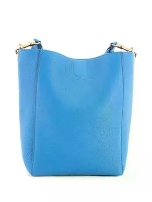 Celine Sangle Seau Bag In Calfskin - Blue