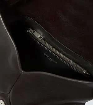 Saint Laurent Cassandre Envelope Messenger Bag - Brown