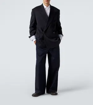 Loewe Double-breasted Wool Blazer