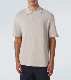 Loewe Double L Cotton Piqué Polo Shirt