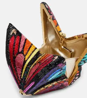 Judith Leiber Crystal Embellished Butterfly Clutch