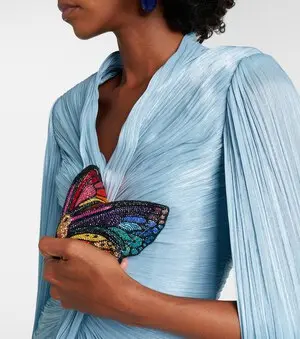 Judith Leiber Crystal Embellished Butterfly Clutch