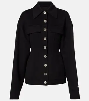 Sportmax Virgin Wool Jacket - Black