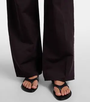 Citizens Of Humanity Velha Wide-leg Jeans In Chocolate