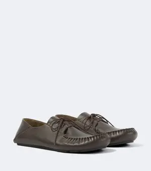 Loewe Rambla Boat Shoes - Brown