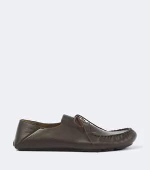 Loewe Rambla Boat Shoes - Brown